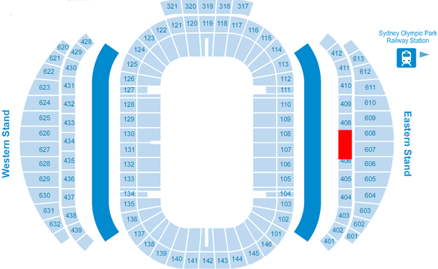 State of Origin Immortals Dining Millennium Room ANZ Stadium